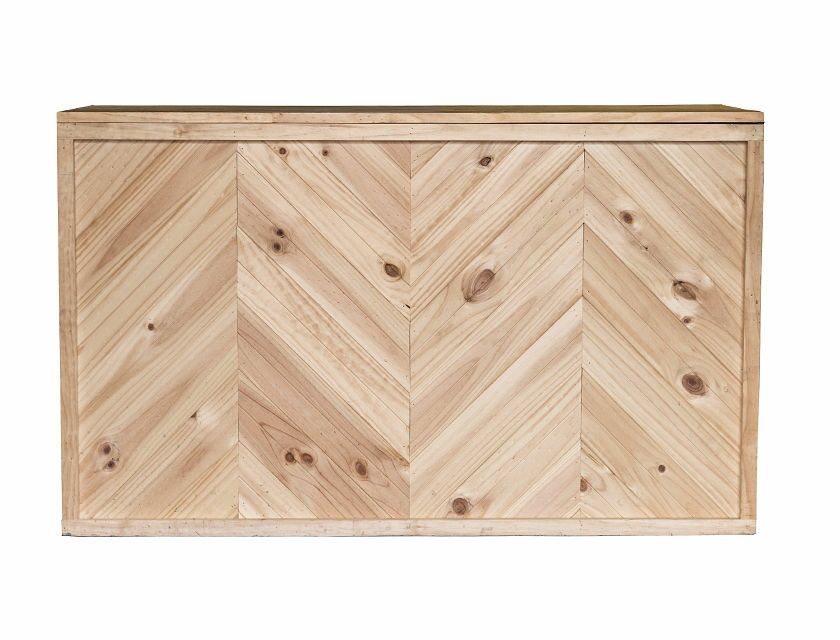 Olympic Party Hire | Herringbone Bar - Natural