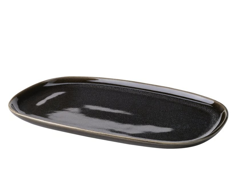 Olympic Party Hire | Serving Plate - Dark Grey