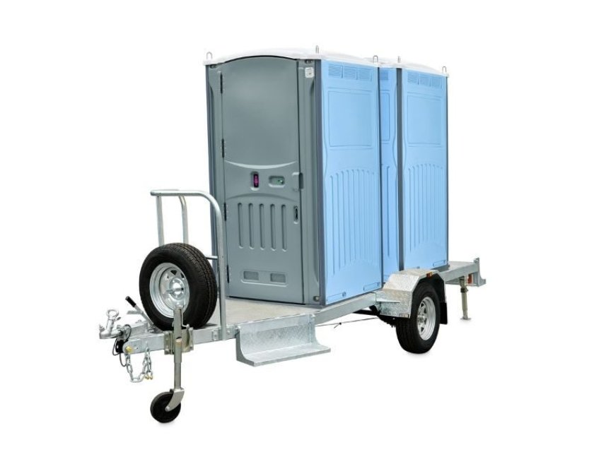 Olympic Party Hire | Trailer Mounted Double Toilet