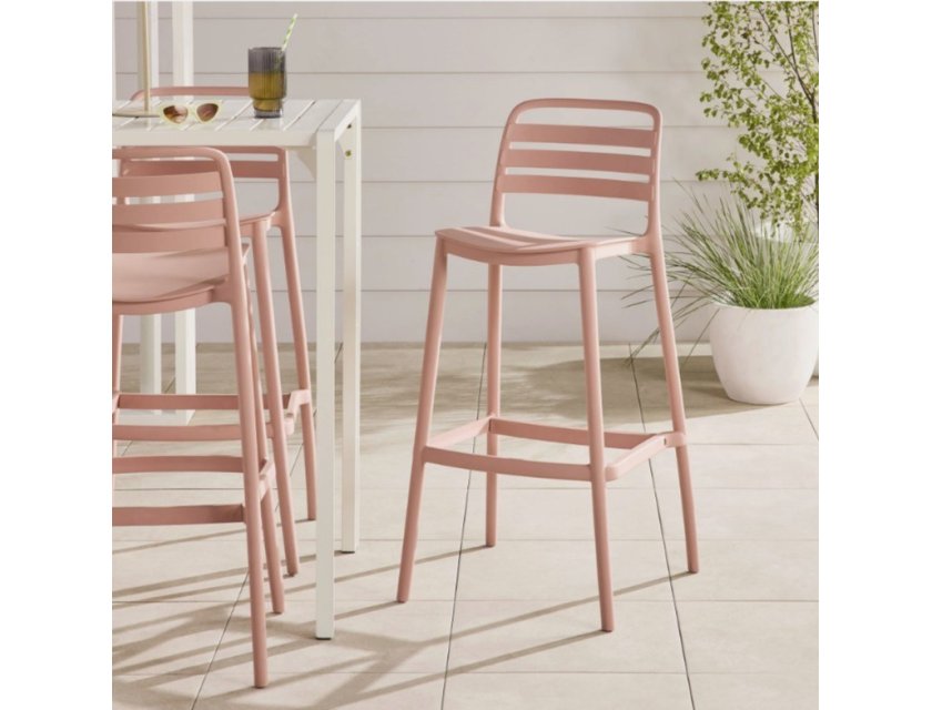 Olympic Party Hire | Cleo Bar Stool - Pink
