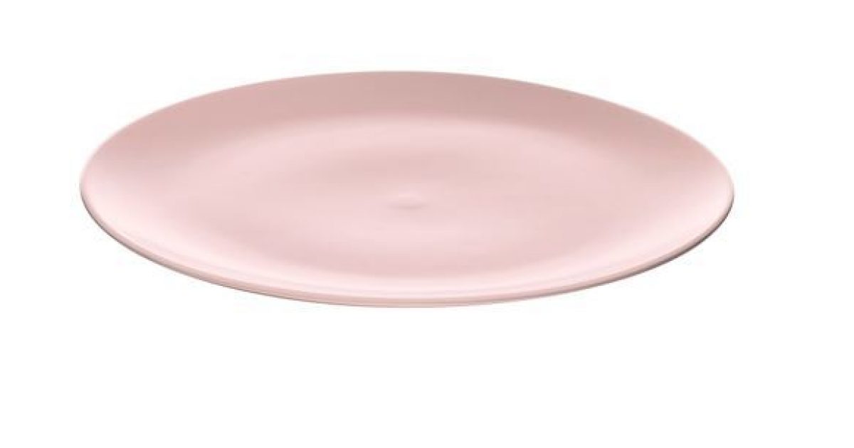 Light Pink Dinner Plate - 26cm | Olympic Party Hire