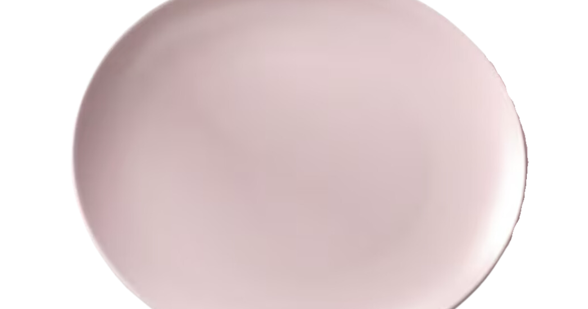 Olympic Party Hire | Light Pink Dinner Plate - 26cm