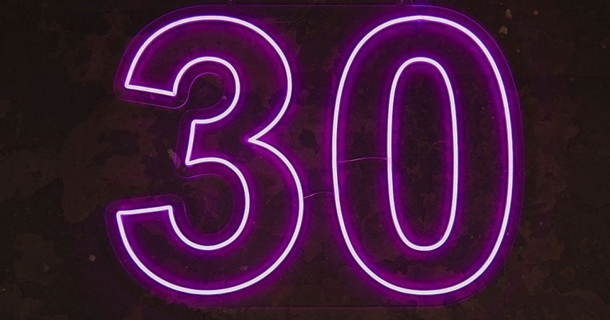30 - Neon Sign - Hot Pink | Olympic Party Hire