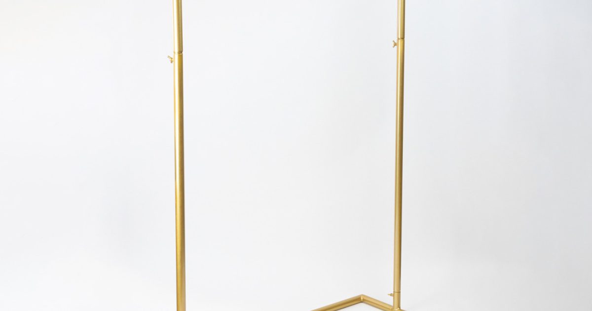 Olympic Party Hire | Gold Signage Frame - 1.3m